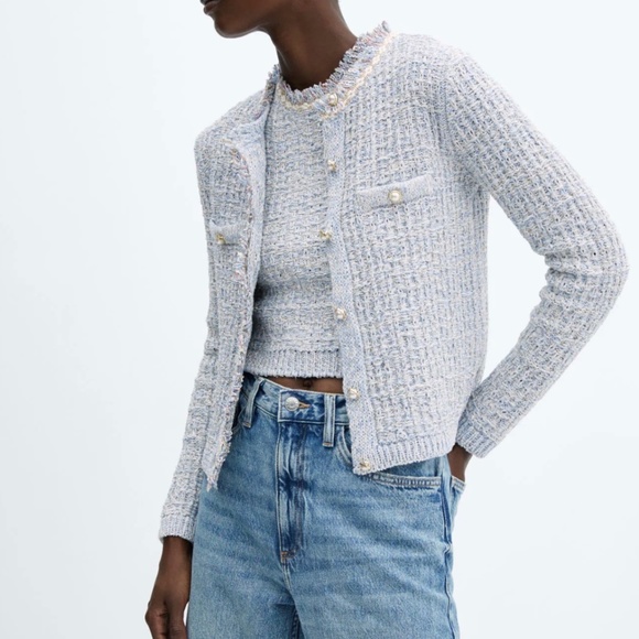 Mango | Sweaters | Nwt Mango Tweed Cardigan Coord Set | Poshmark